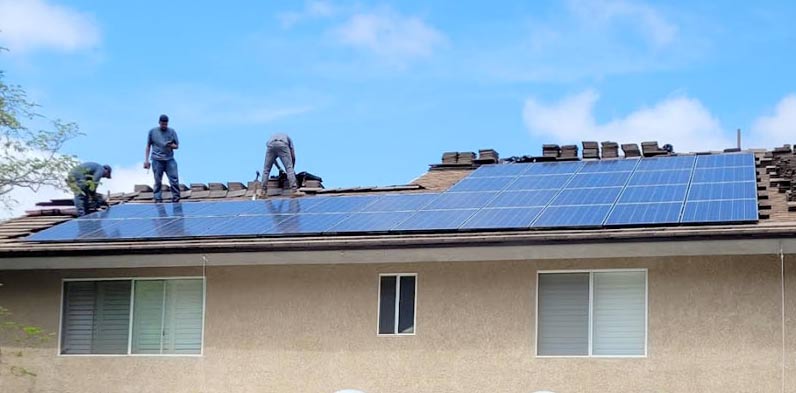 Comp and Frame - Palomar Solar and Roofing